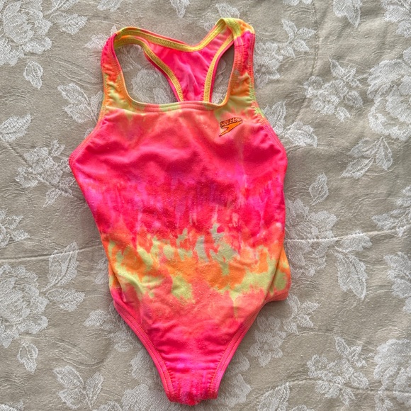 Speedo | Swim | Speedo One Piece Neon Pink And Yellow Swimsuit Bathing ...